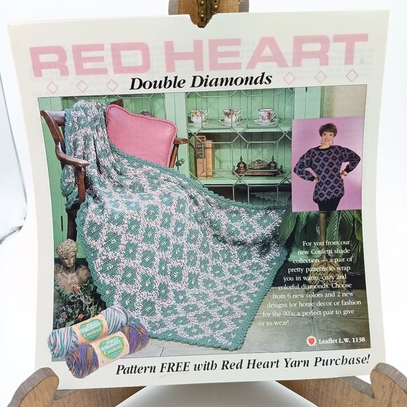 Red Heart | Office | Vintage Red Heart Crochet Pattern And Instructions ...